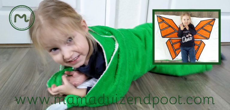 Een roldoek (van rups naar vlinder) – Mama Duizendpoot