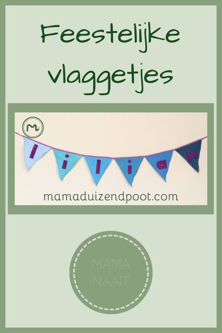 Feestelijke vlaggetjes – Mama Duizendpoot